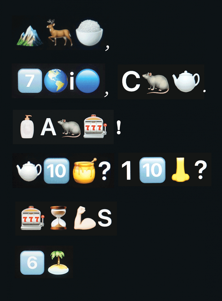 emoji rebus word puzzles - Cécile Briand